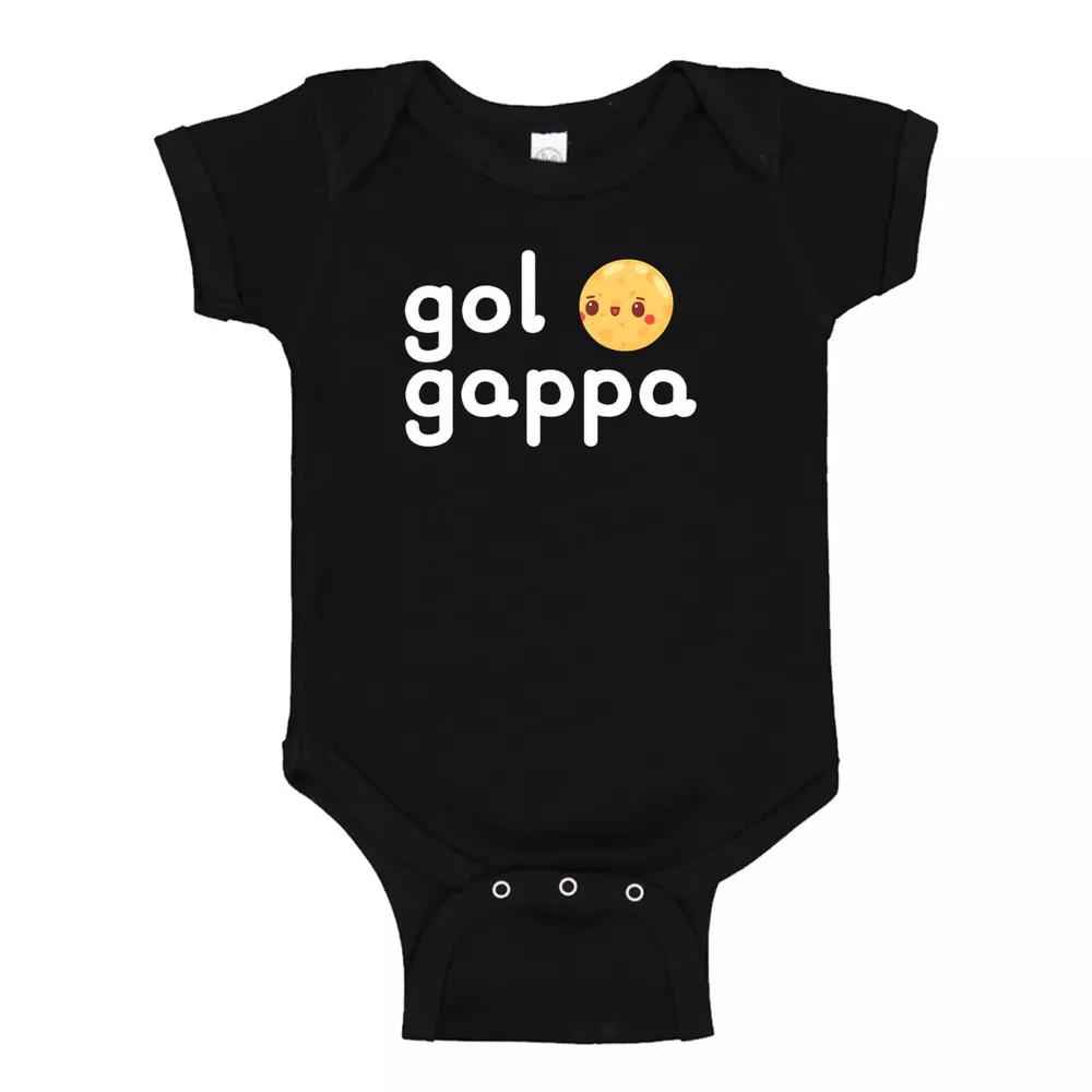 Gol Gappa Cute Funny New Born Baby Unisex Gift Baby Bodysuit Cute And ...