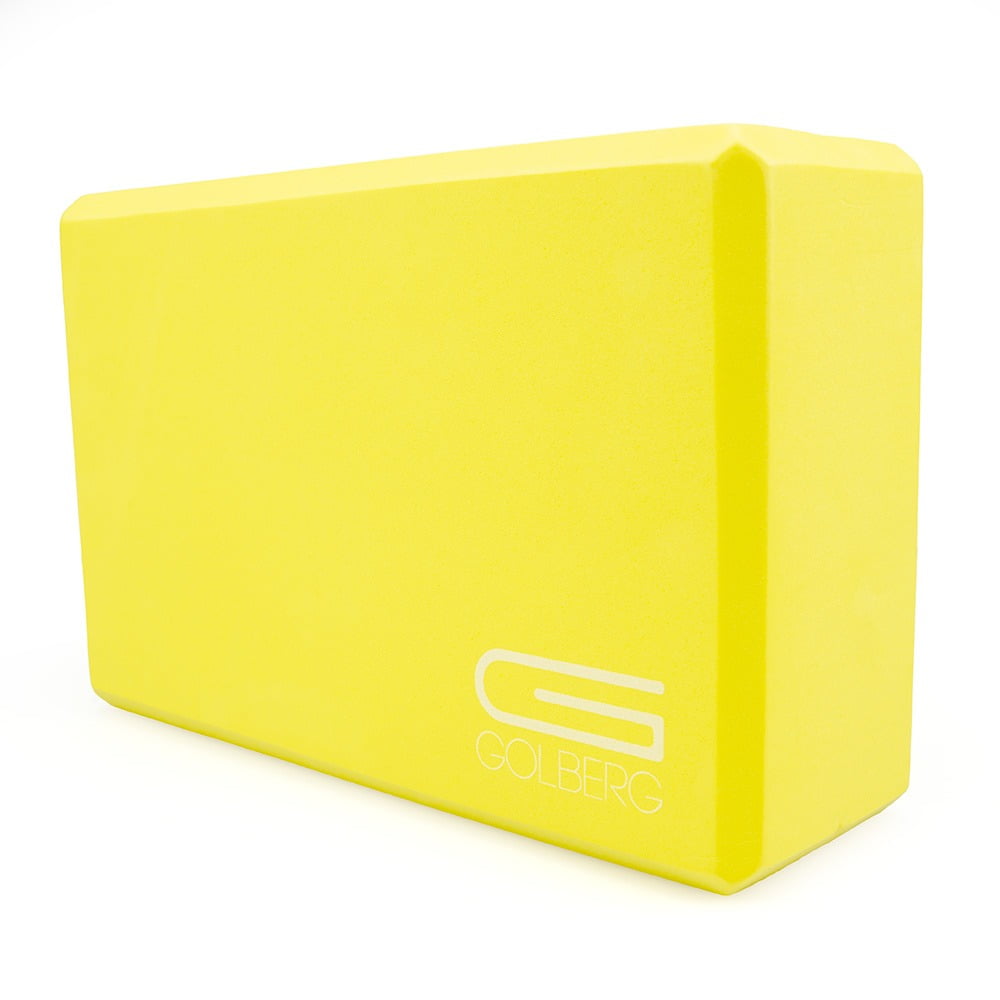 Golberg Foam Yoga Block – For Fitness, High Intensity Support and ...