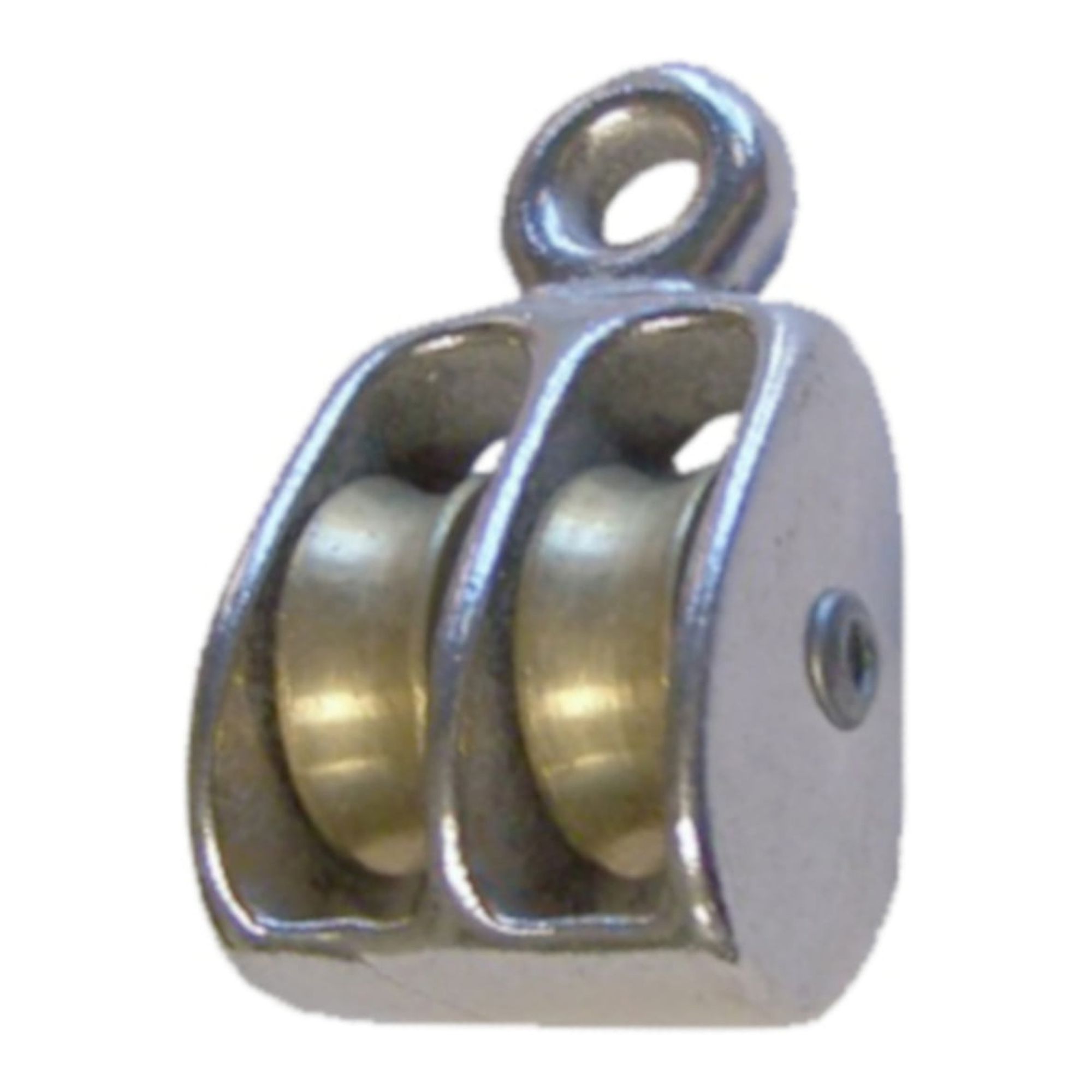 Golberg Rigid Eye Double Steel Wheel Pulley in Multiple Sheave Sizes ...