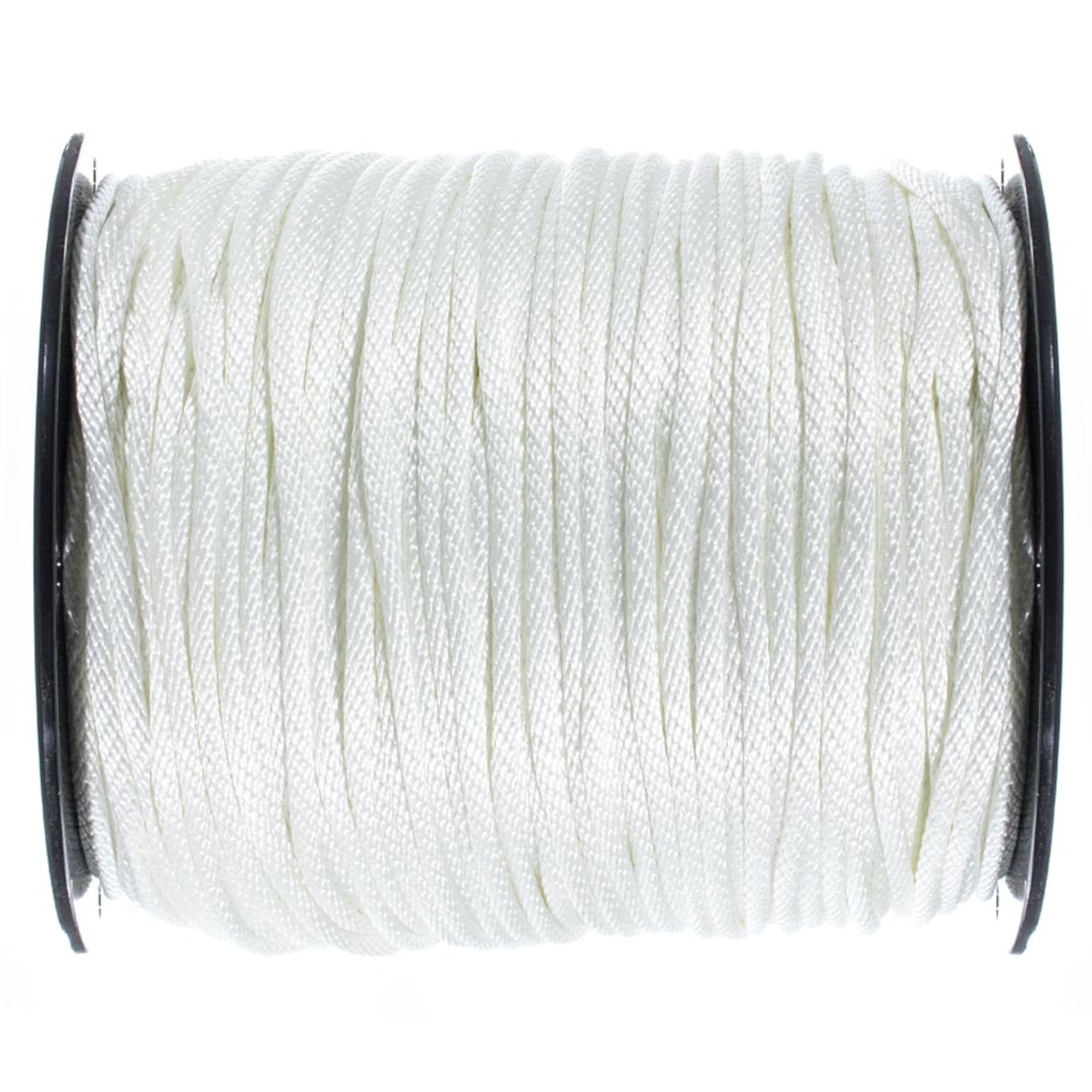 Golberg Solid Braid Nylon Rope, Black or White, Various Sizes and ...