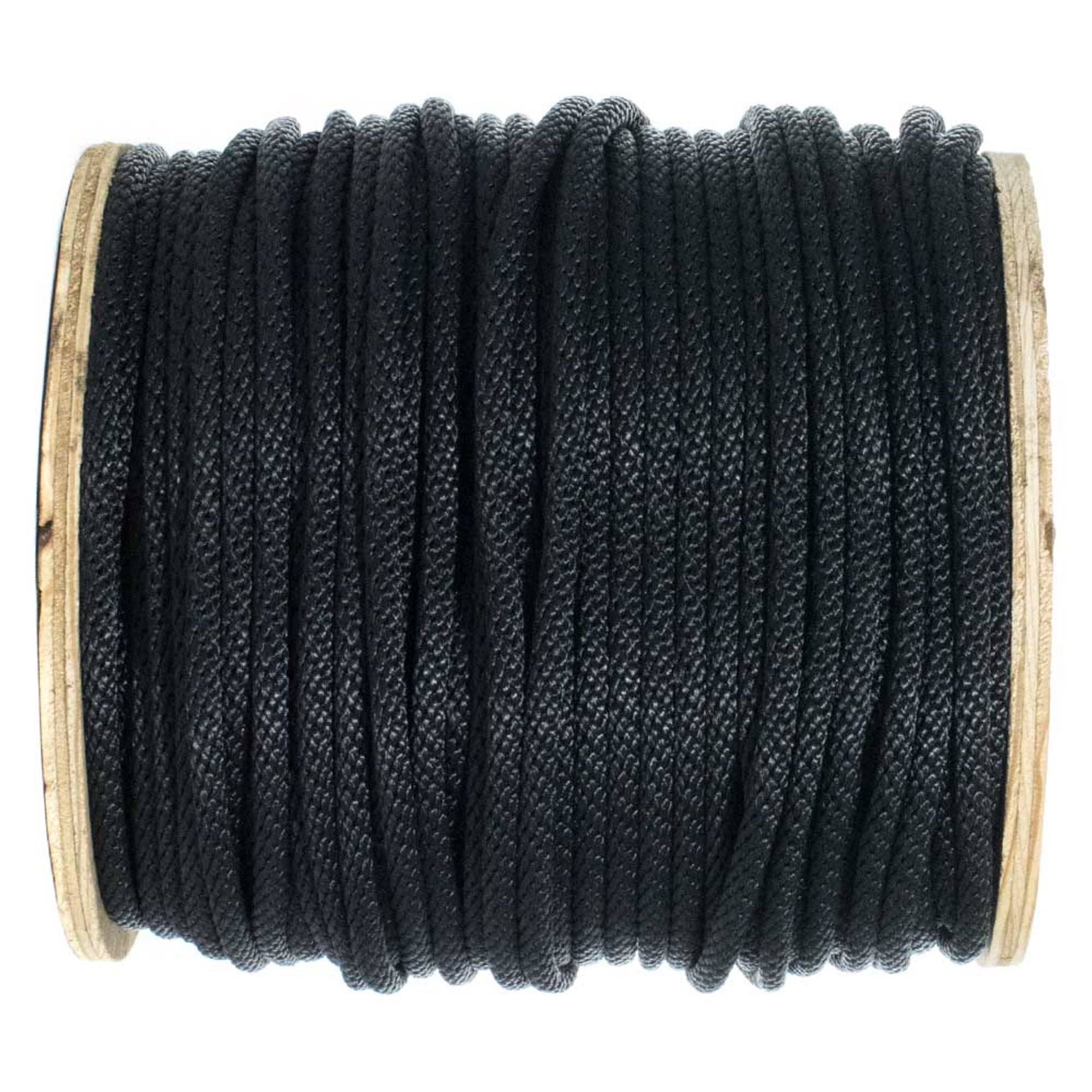 Golberg Solid Braid Black or White Nylon Rope 1/8-inch, 3/16-inch, 1/4 ...