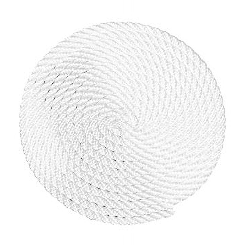 Golberg Twisted Polyester Rope - White - Low Stretch, High Strength ...