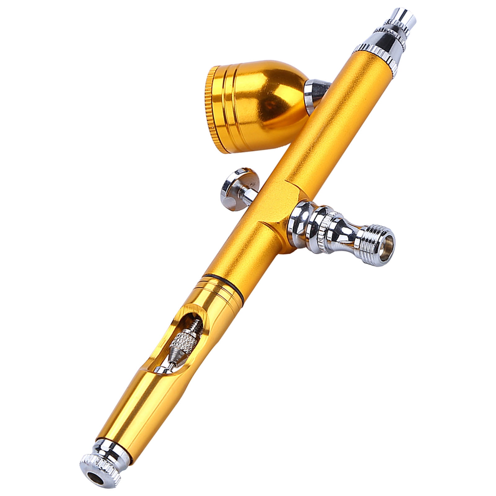 Gold 0.3mm Gravity Feed Airbrush Gun Spray Gun Art Tattoo Paint Nail ...