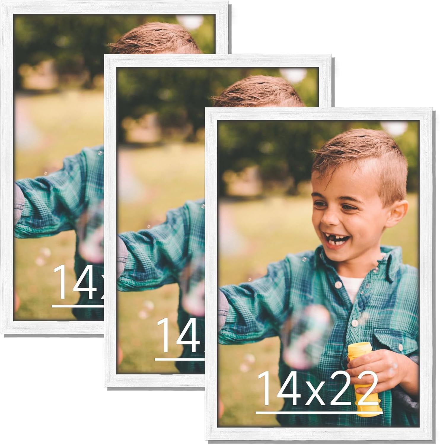 Gold 16x24 Frame Set of 3 - Vintage 16 x 24 Poster Frame with ...