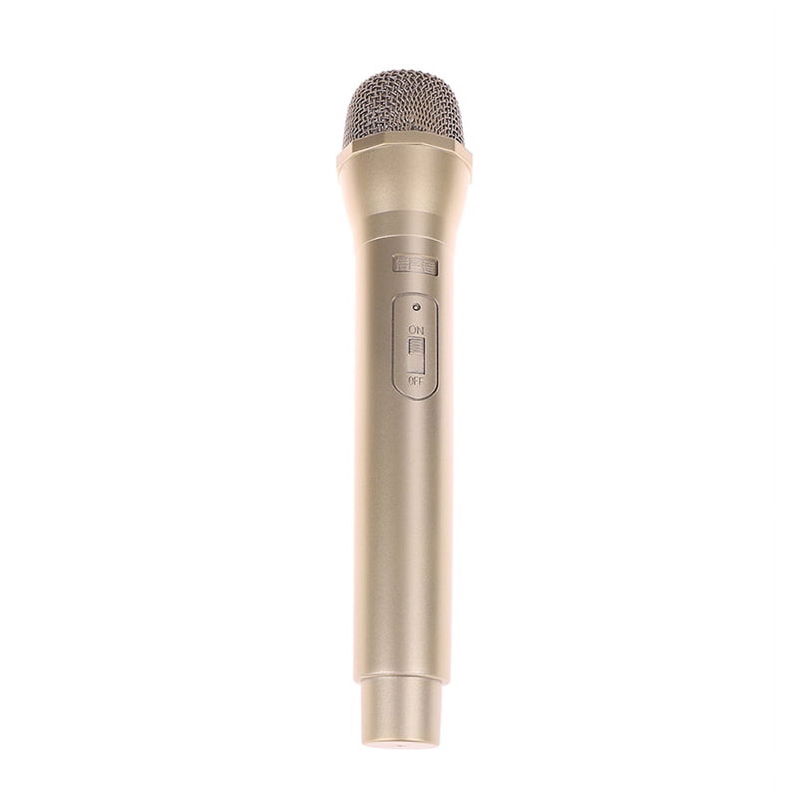 (Gold) 1Pc Dummy Microphone Simulation Mic Model Shell Performance ...