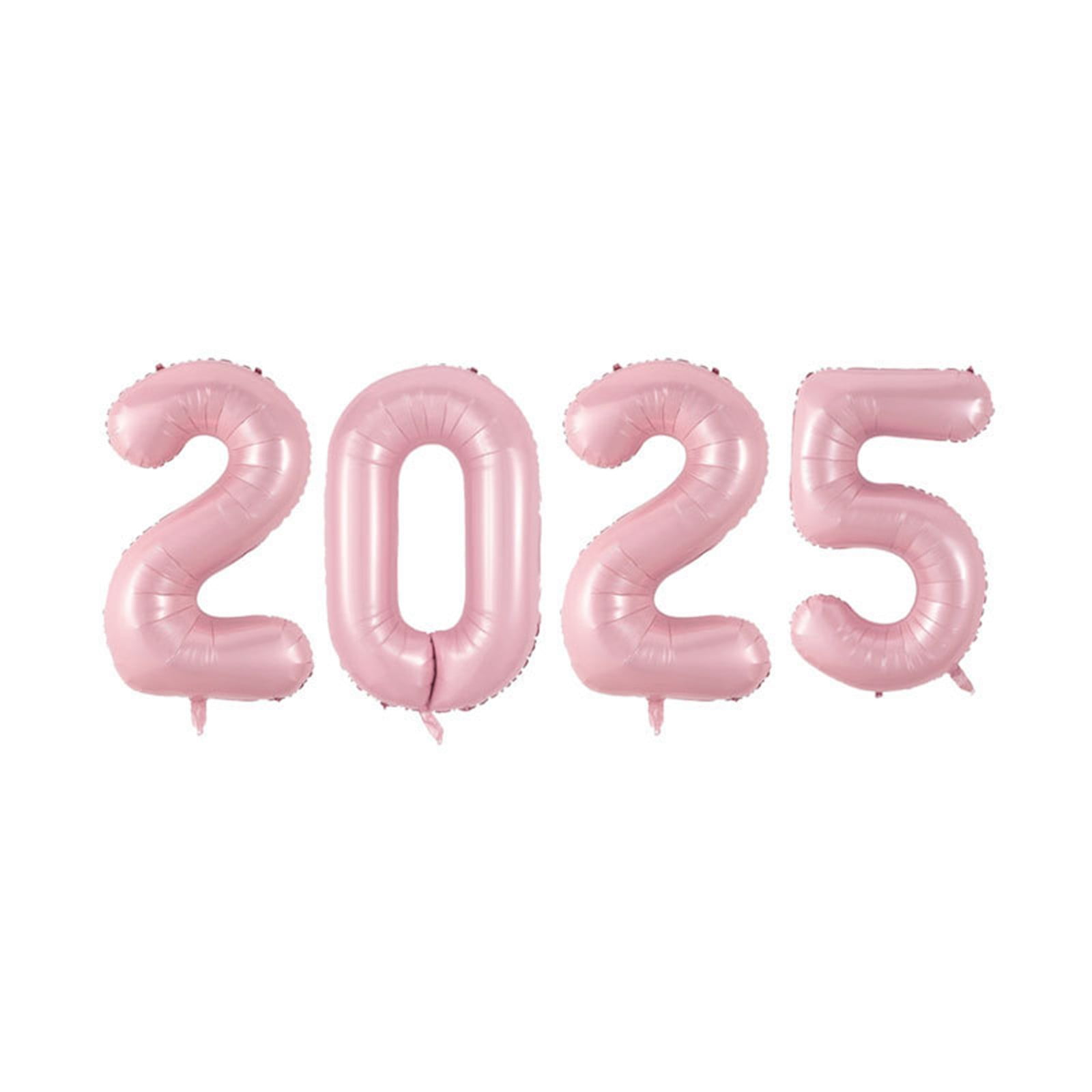 Gold 2025 Number Balloons Set 40 Inch Large Foil Helium Balloons for ...