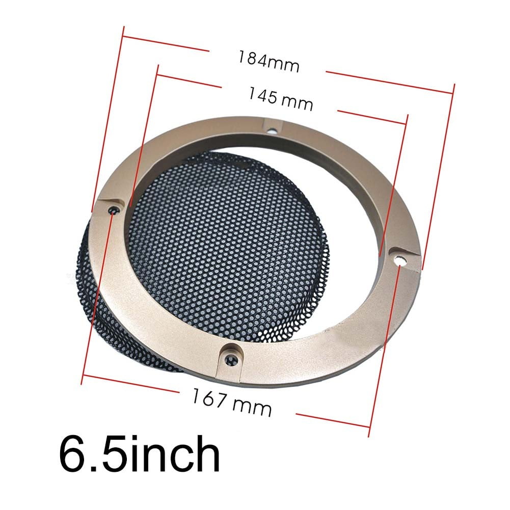 Gold 23456.5810Inch Speaker Net Cover Car Home Mesh Enclosure Frame ...