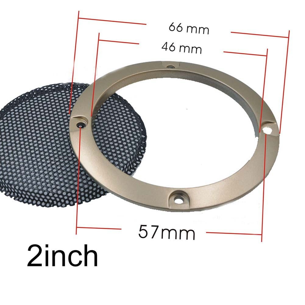 Gold 23456.5810Inch Speaker Net Cover Car Home Mesh Enclosure Frame ...