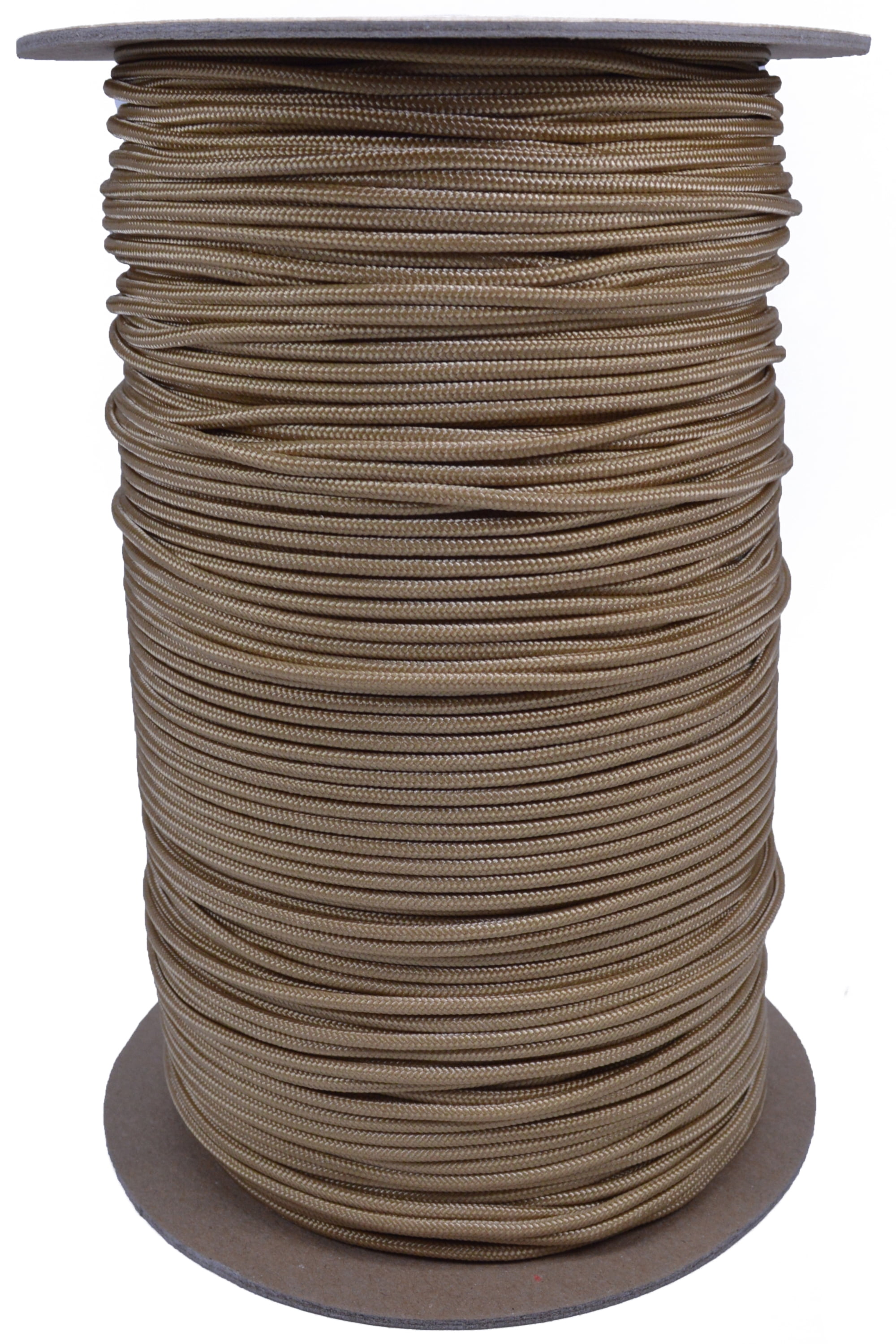 Gold 275 Cord 5 Strand Paracord - 1000 Foot Spool - Walmart.com