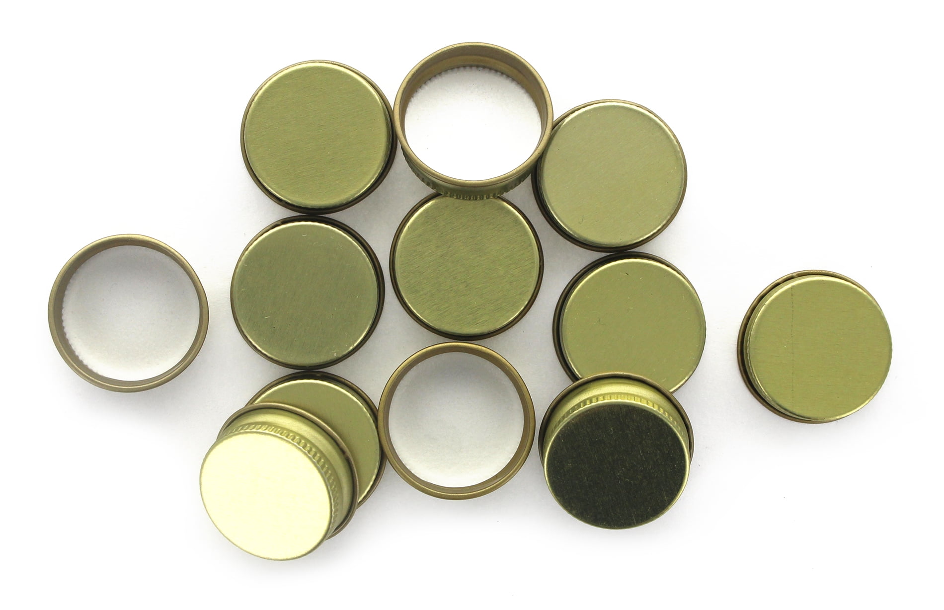 Gold 28mm Metal Screw Caps, 12ct - Walmart.com