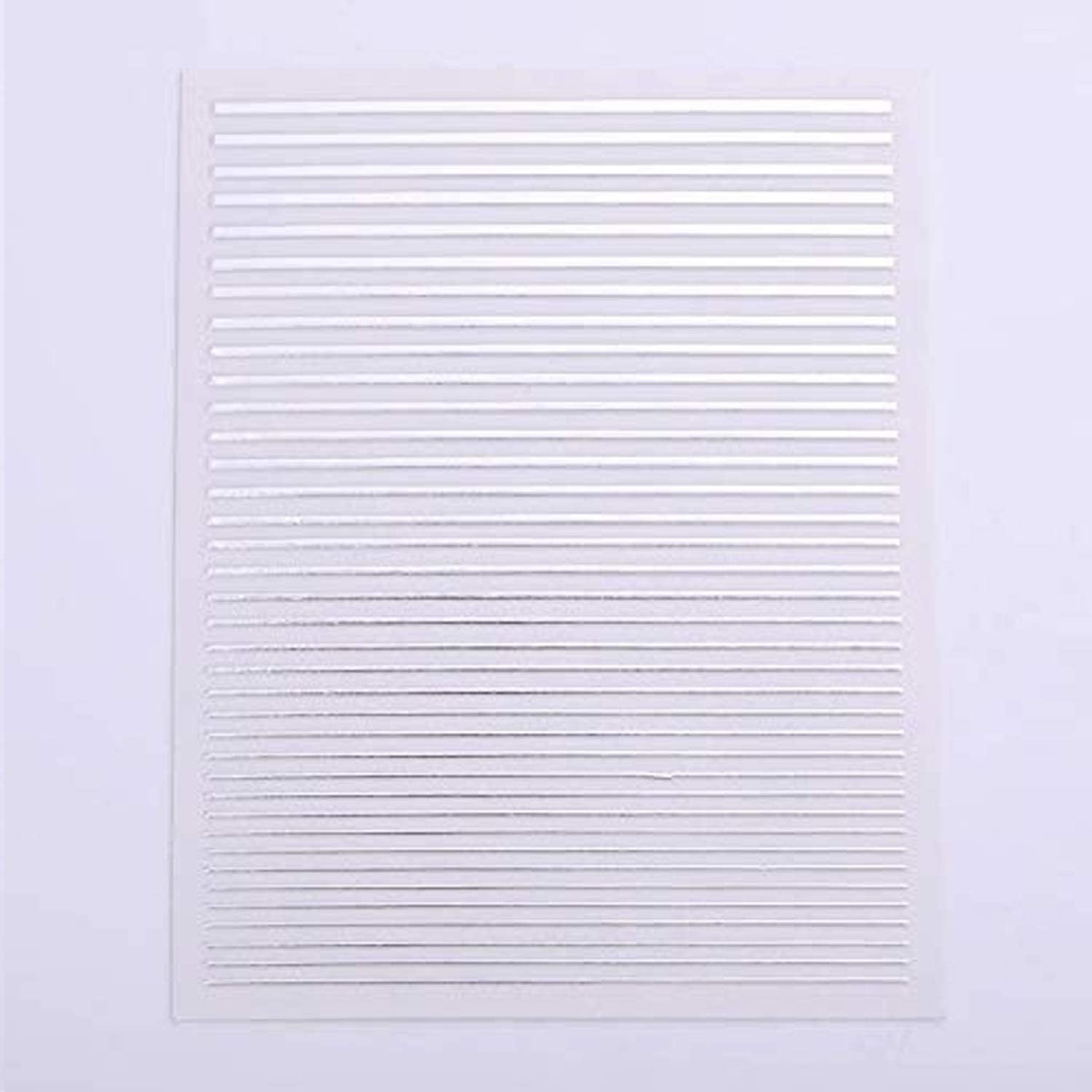 Gold 3D Nail Sticker Curve Stripe Lines Nails Stickers Gradient ...