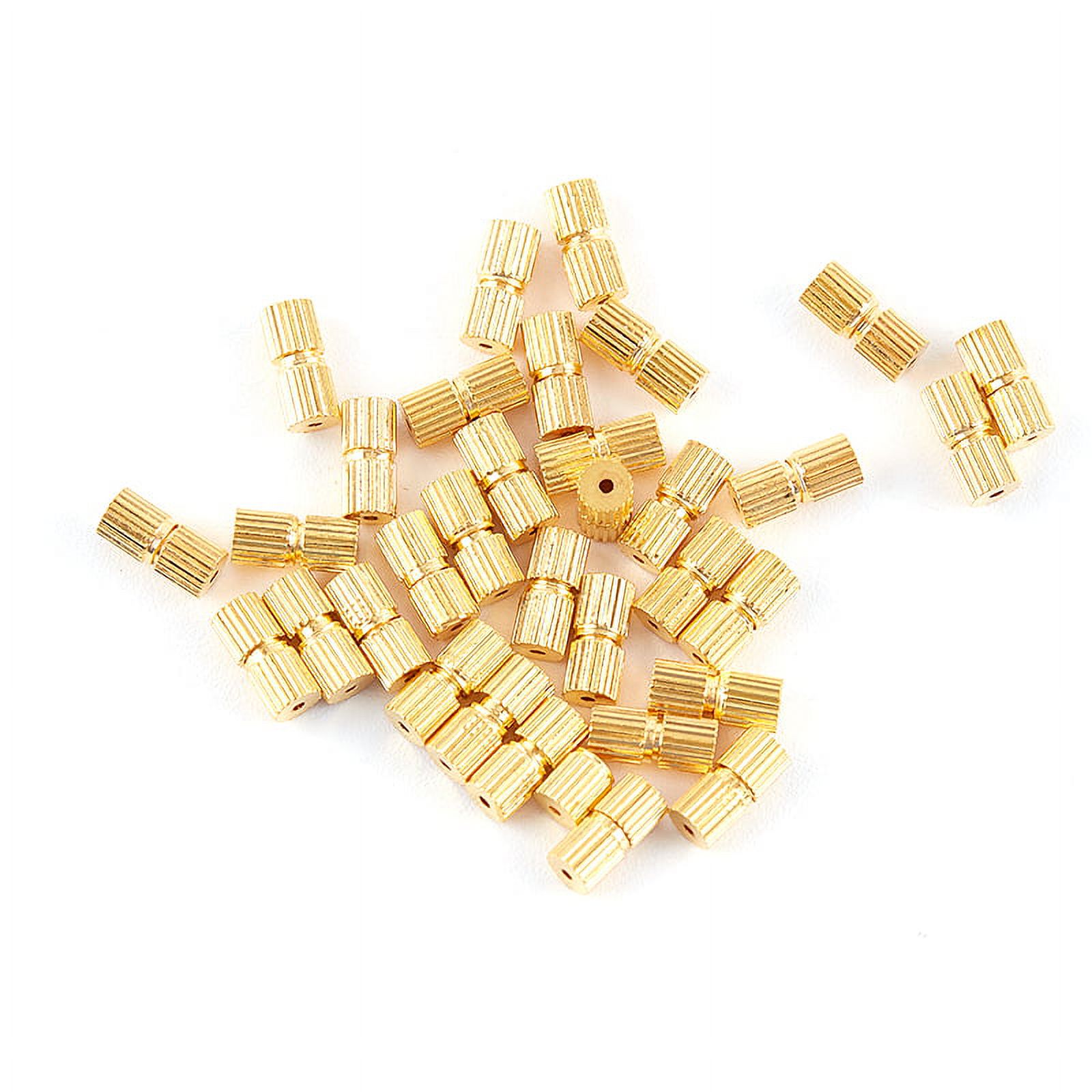 (Gold) 50pc Rhodium Screw Clasps Necklace Bracelet Jewelry Making ...