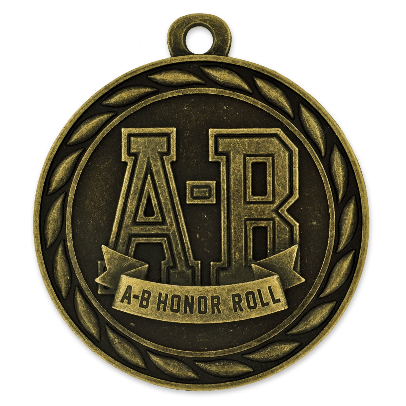 Gold A-B Honor Roll Single and Bulk School Medals - Walmart.com