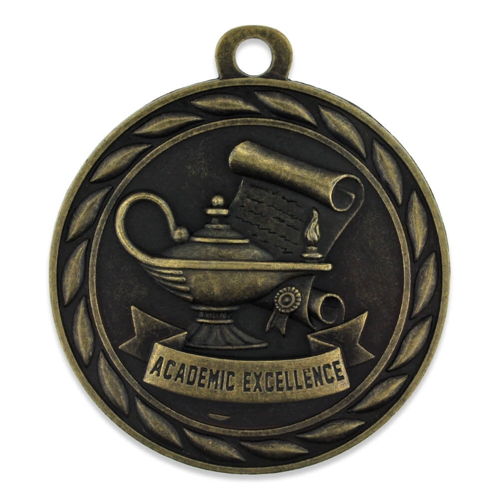 Gold Academic Excellence School Award Medals Single and Bulk School ...