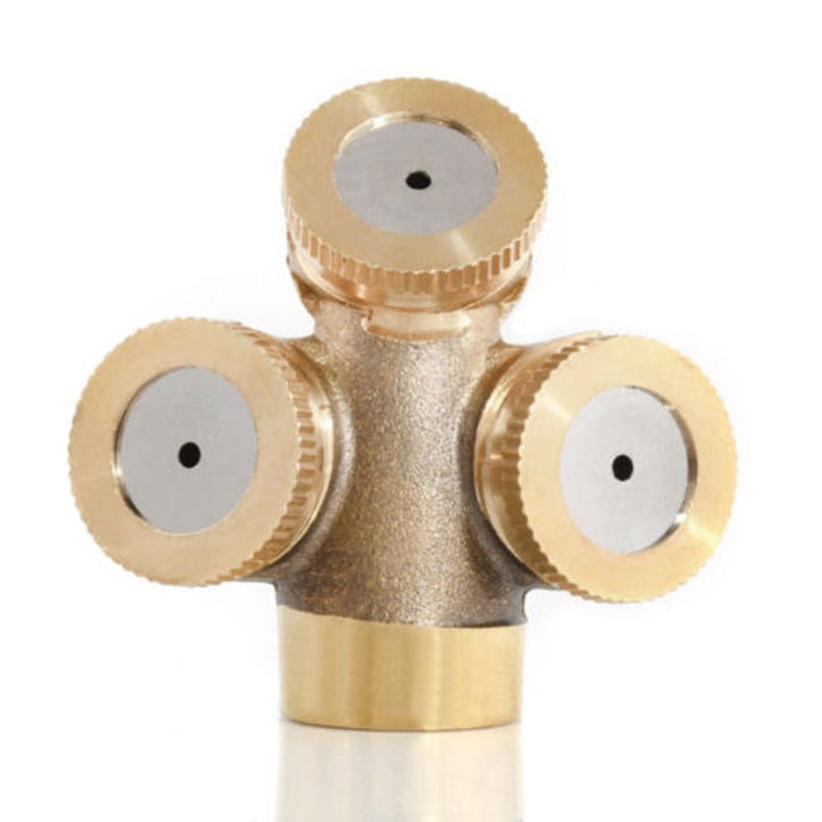 Gold Adjustable Brass Spray Misting Nozzle Garden Sprinklers Irrigation ...