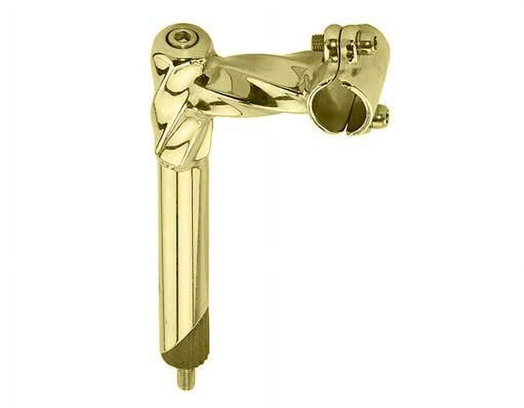 Gold All Twisted Lowrider bike Stem 22.2mm. Bicycle stem, bike part ...