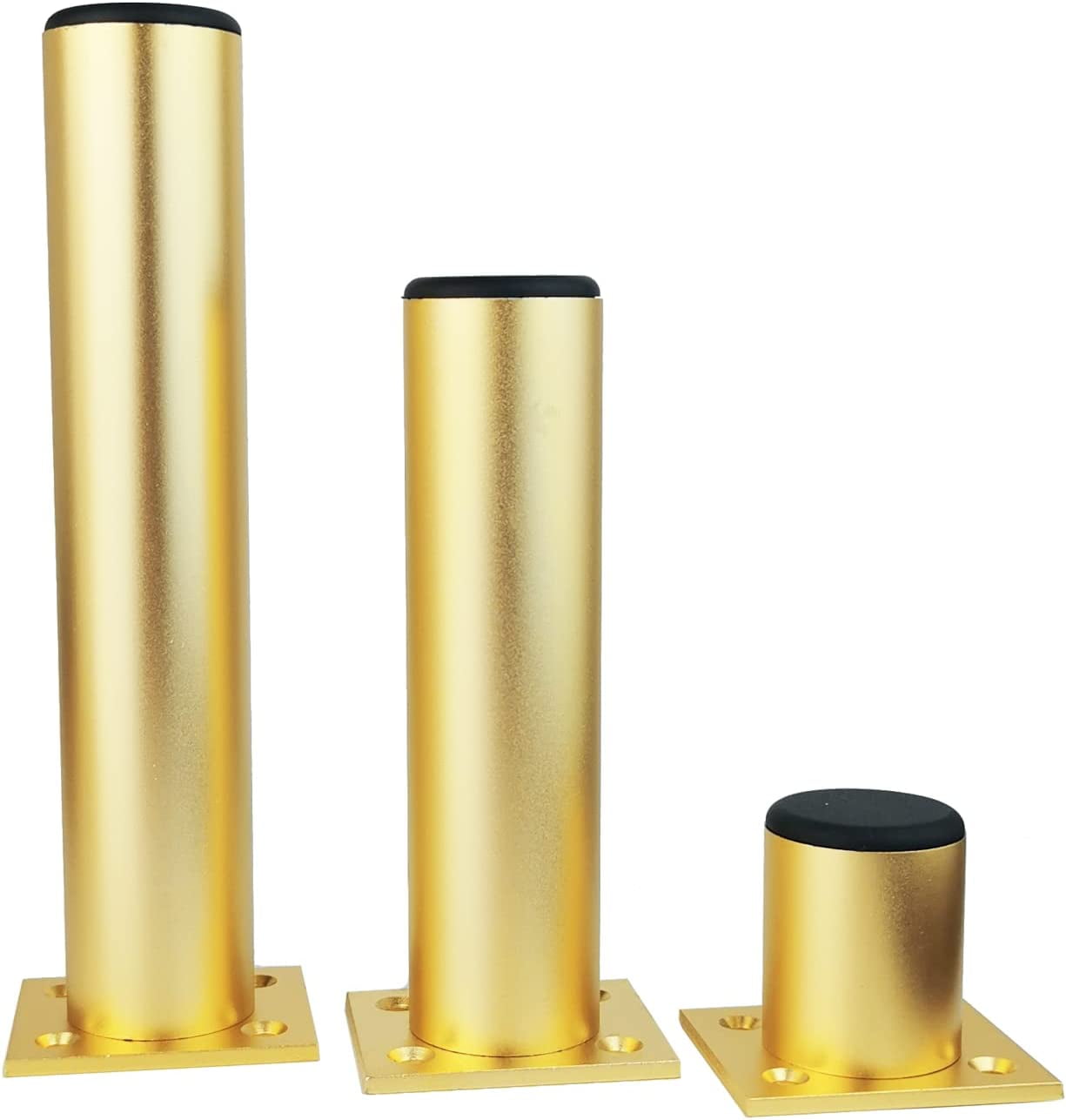 Gold Aluminum Alloy Furniture Legs 150mm Height - Easy Installation ...