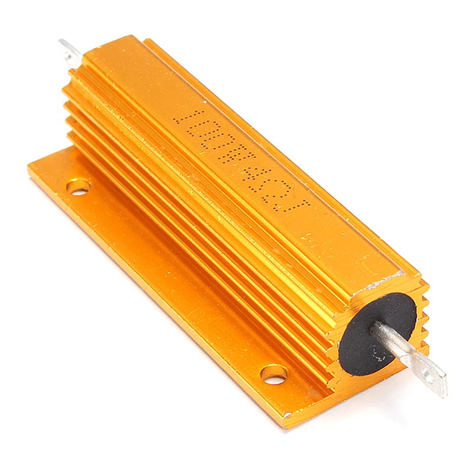 Gold Aluminum Clad Power Resistor Resistance 100W, 4 Ohm 4R - Walmart.com