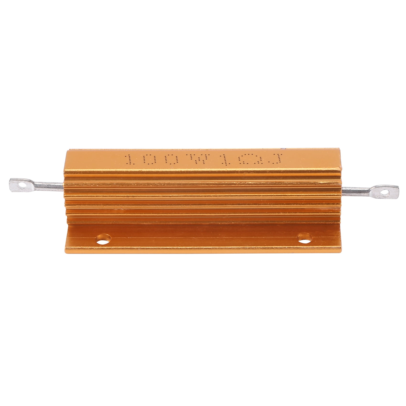 Gold Aluminum Clad Resistor Resistance 100W, 1 Ohm 1R - Walmart ...