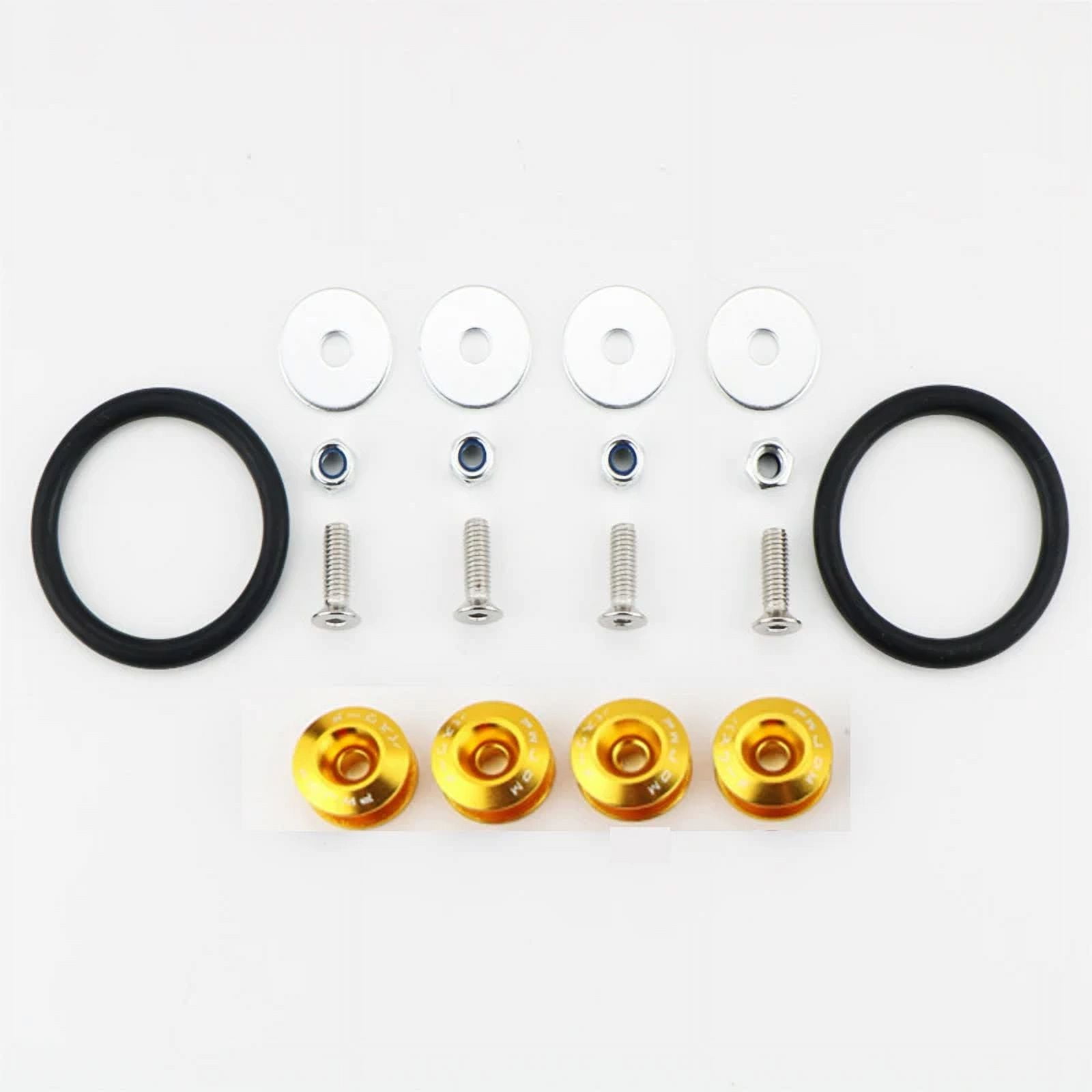Gold-Aluminum JDM Quick Release Fasteners, Bumper and Fender Washers ...