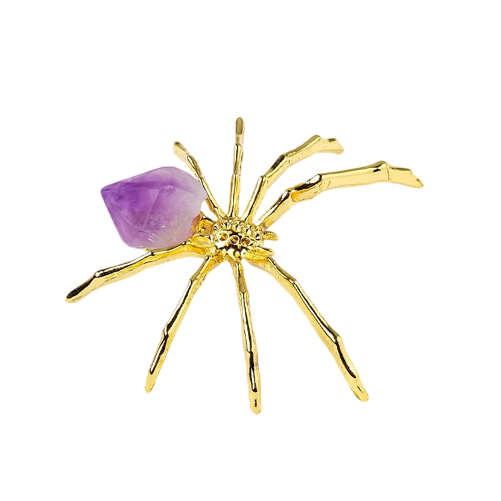 Gold Amethyst Crystal Geode Statue With Unique Cluster Design For ...