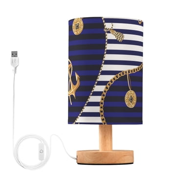 Mainstays Transitional Metal Grab and Go Stick Lamp with USB Port, Gold ...