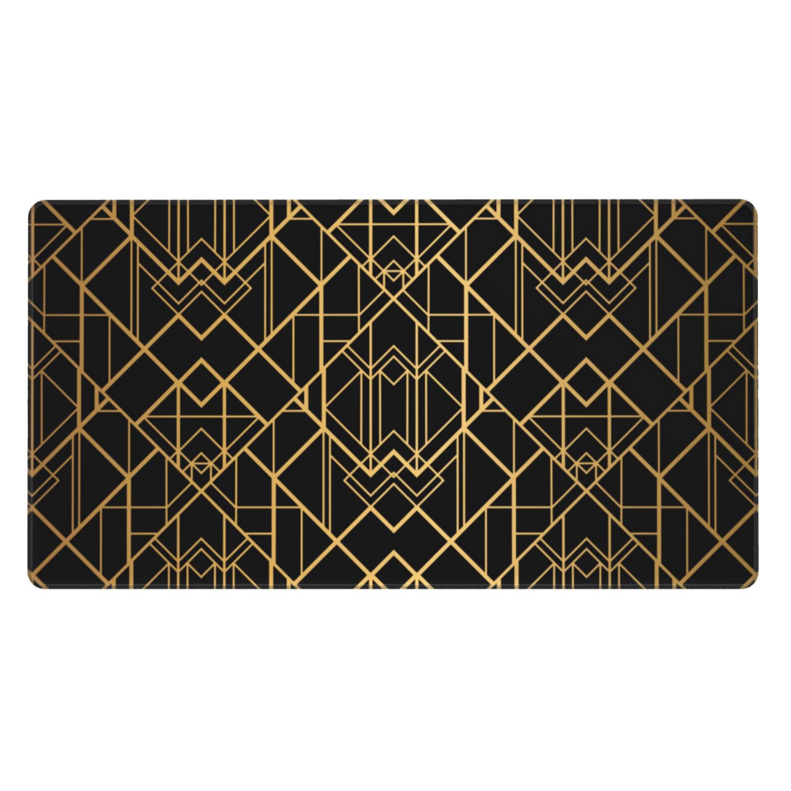 Gold And Black Colors Mousepad Large Mouse Pad Desk Pad Computer ...