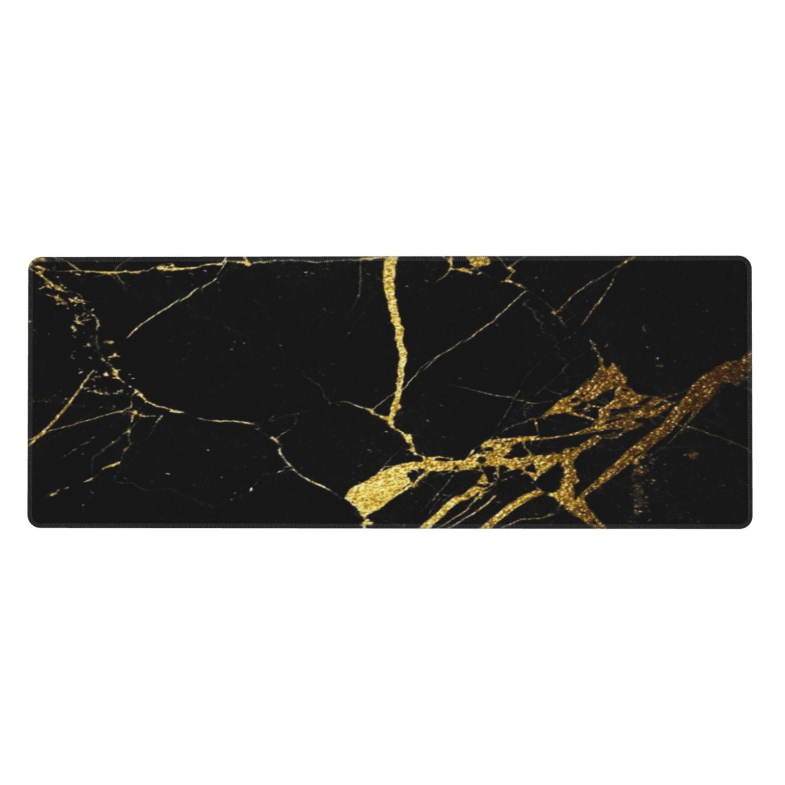 Gold And Black Marble Pattern Mousepad Large Mouse Pad Desk Pad ...