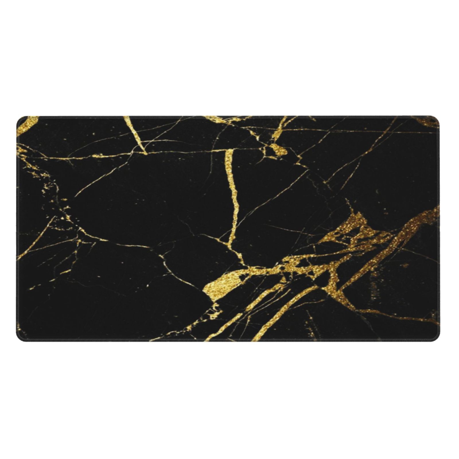 Gold And Black Marble Pattern Mousepad Large Mouse Pad Desk Pad ...