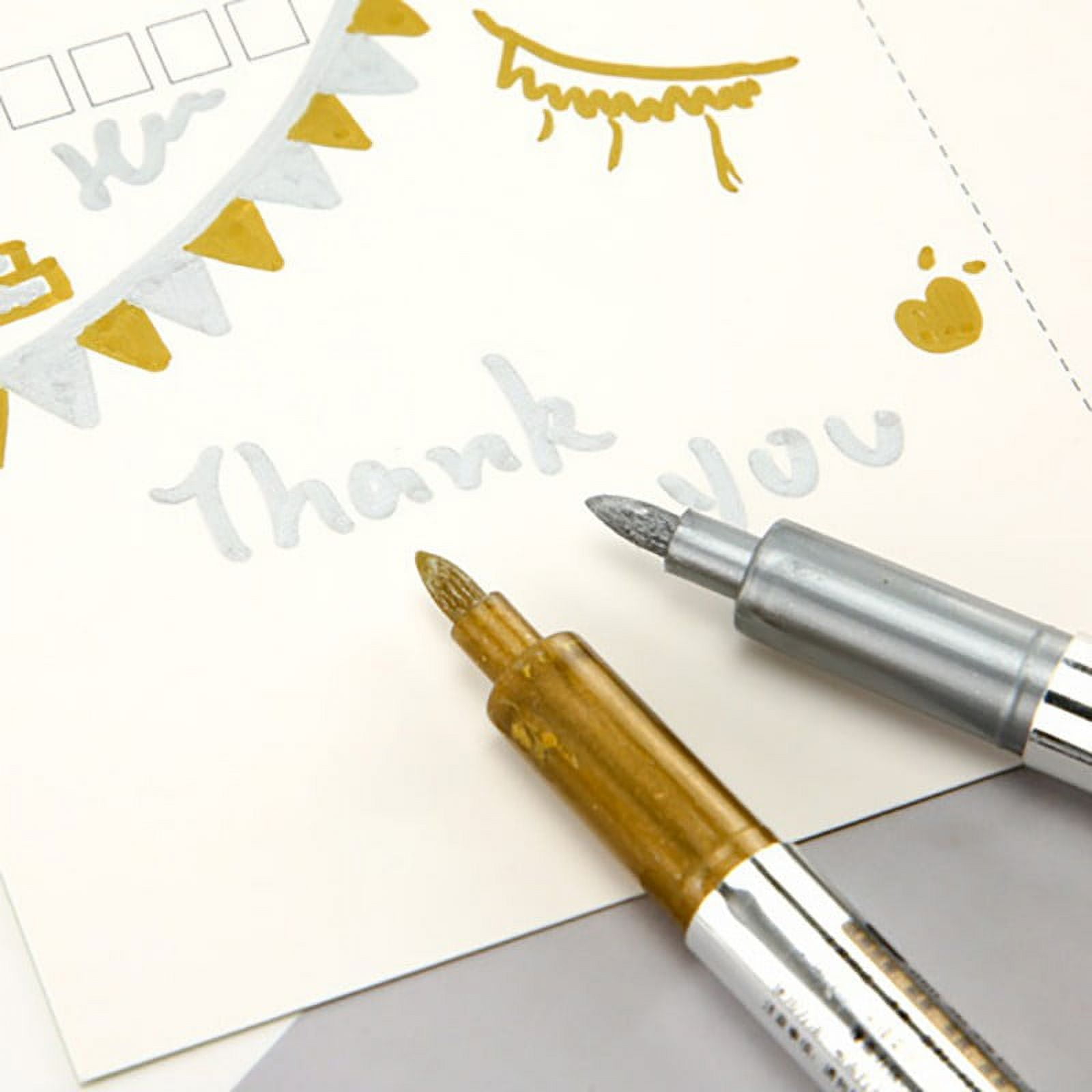 Metallic Art Fine Tip Painter Gold and Silver Craft Pen, Glass Point ...