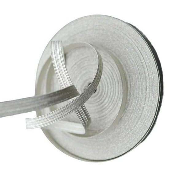 Gold And Silver Thread Apparels Trim Ribbon Binding Solid Color Sewing ...