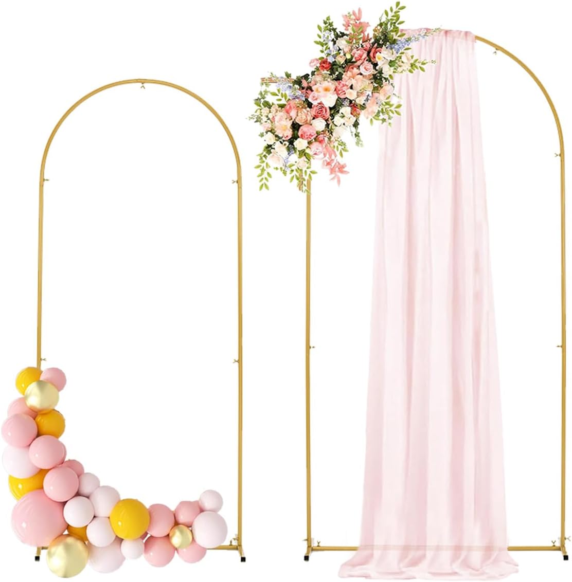 Gold Arch Backdrop Stand for Party,Wedding Backdrop Stand for Ceremony ...