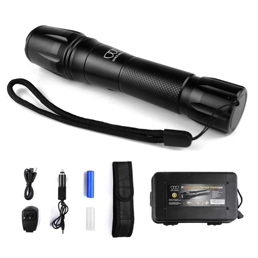 Gold Armour Flashlight - High Lumens Rechargeable Flashlights ...