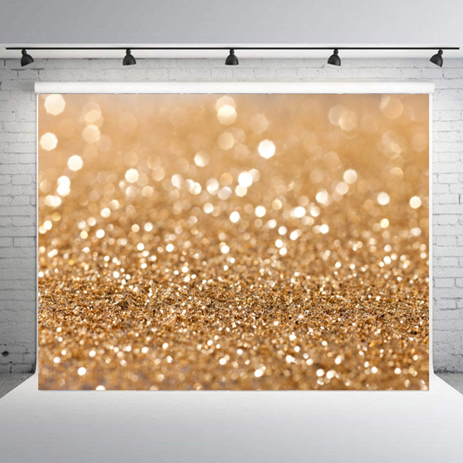 Gold Backdrop Shiny Spots Backdrop Vinyl Photography Backdrop Vintage ...