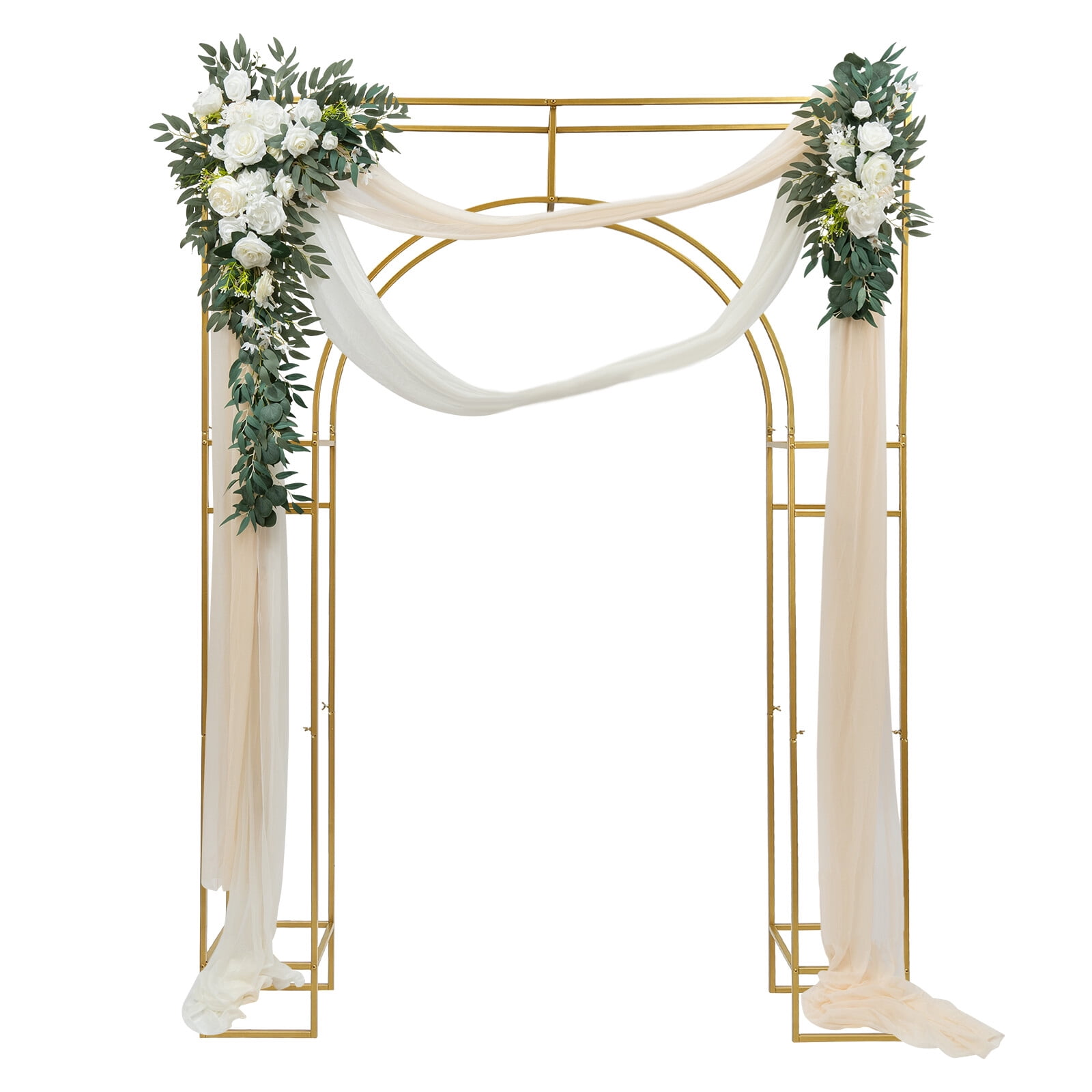 Gold Backdrop Stand, Gold Carbon Steel Wedding Arch Backdrop Stand ...
