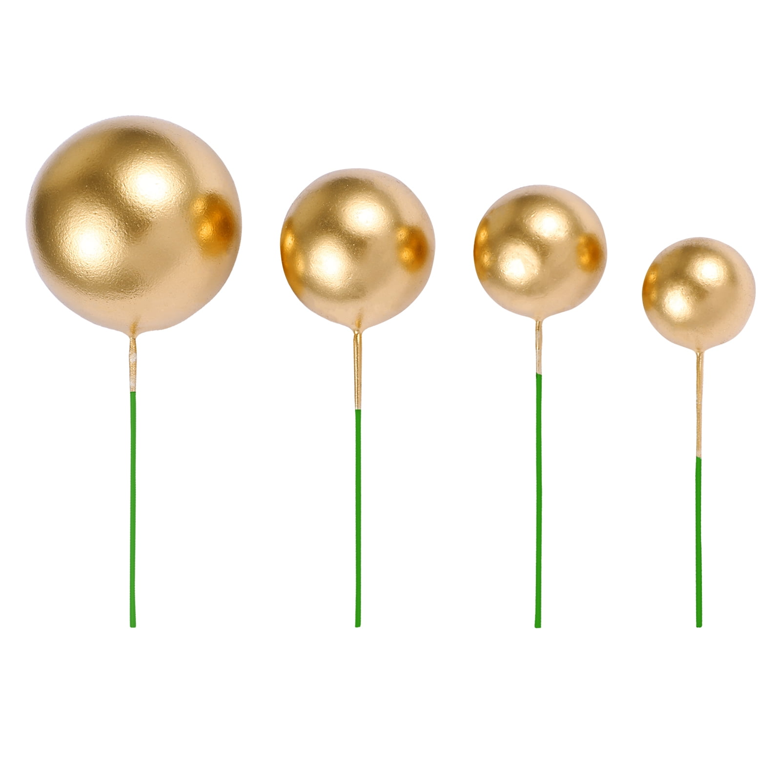 Gold Ball Cake Toppers Cake Decorations Gold Cake Decorating Supplies ...