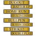 Gold Baseball Street Sign Cutouts - 4 Pcs. - Walmart.com