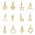 Gold Basic Shapes Charms by Bead Landing™ 12pc - Walmart.com