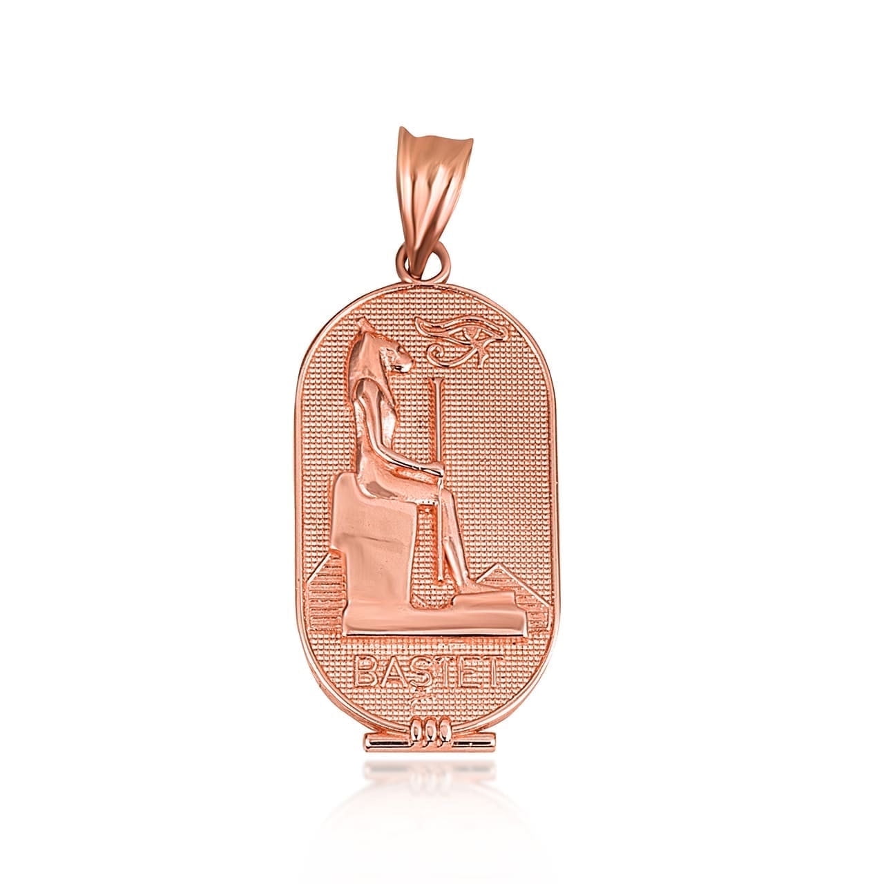 Gold Bastet Egyptian Goddess of Love, Beauty, and Protection Pendant ...