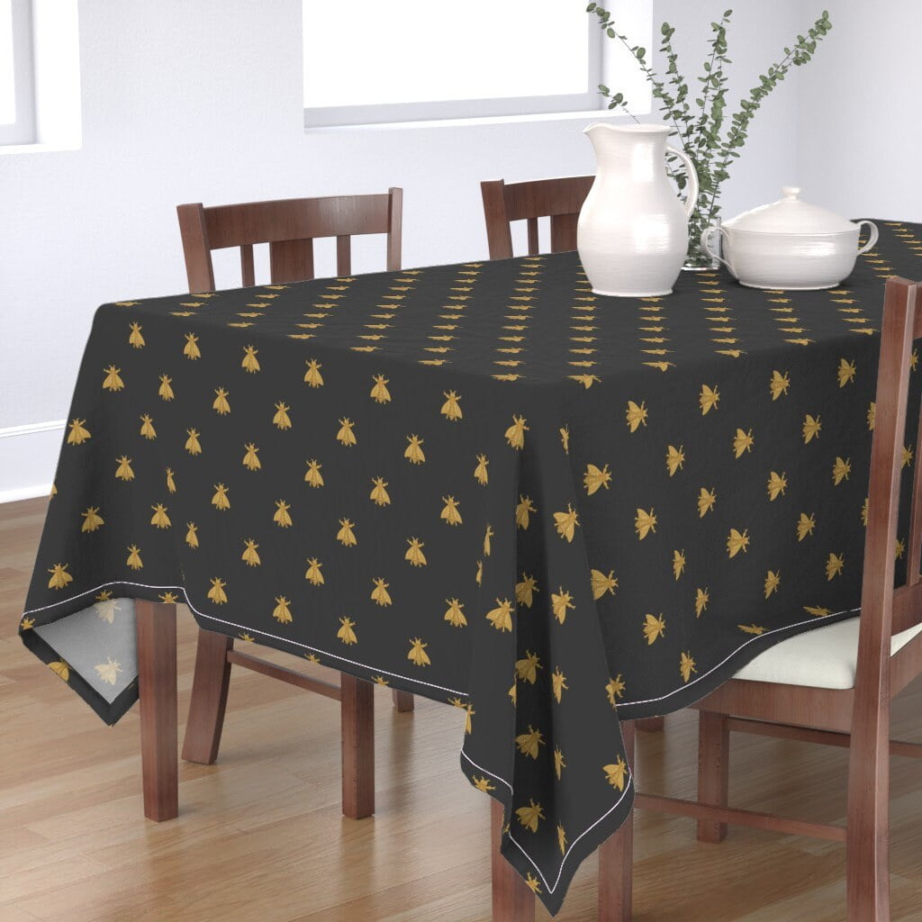 Gold Bee Tablecloth - Napoleonic Bees Faux Gilt - Historical French ...