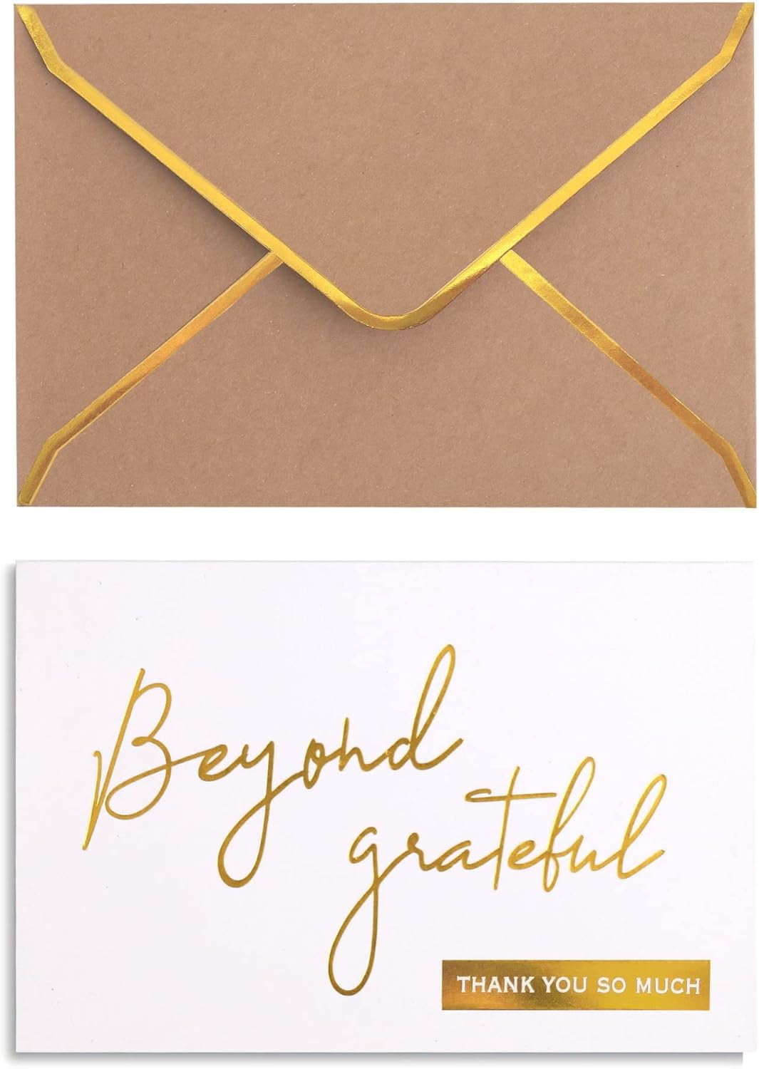 Gold Beyond Grateful Thank You Cards with Envelopes - 36 PK - Thank You ...