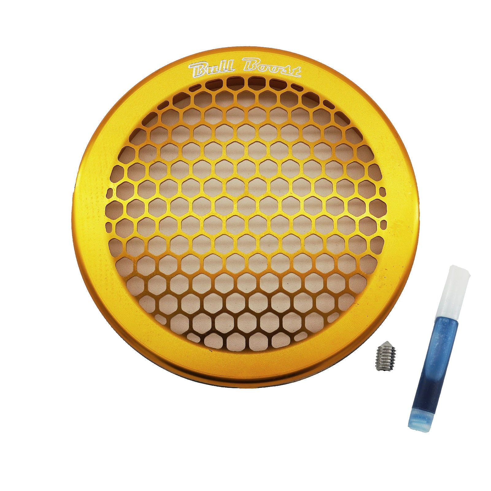 Gold Billet 4" Inch Turbo Inlet Guard Velocity Stack Adapter Bellmouth ...