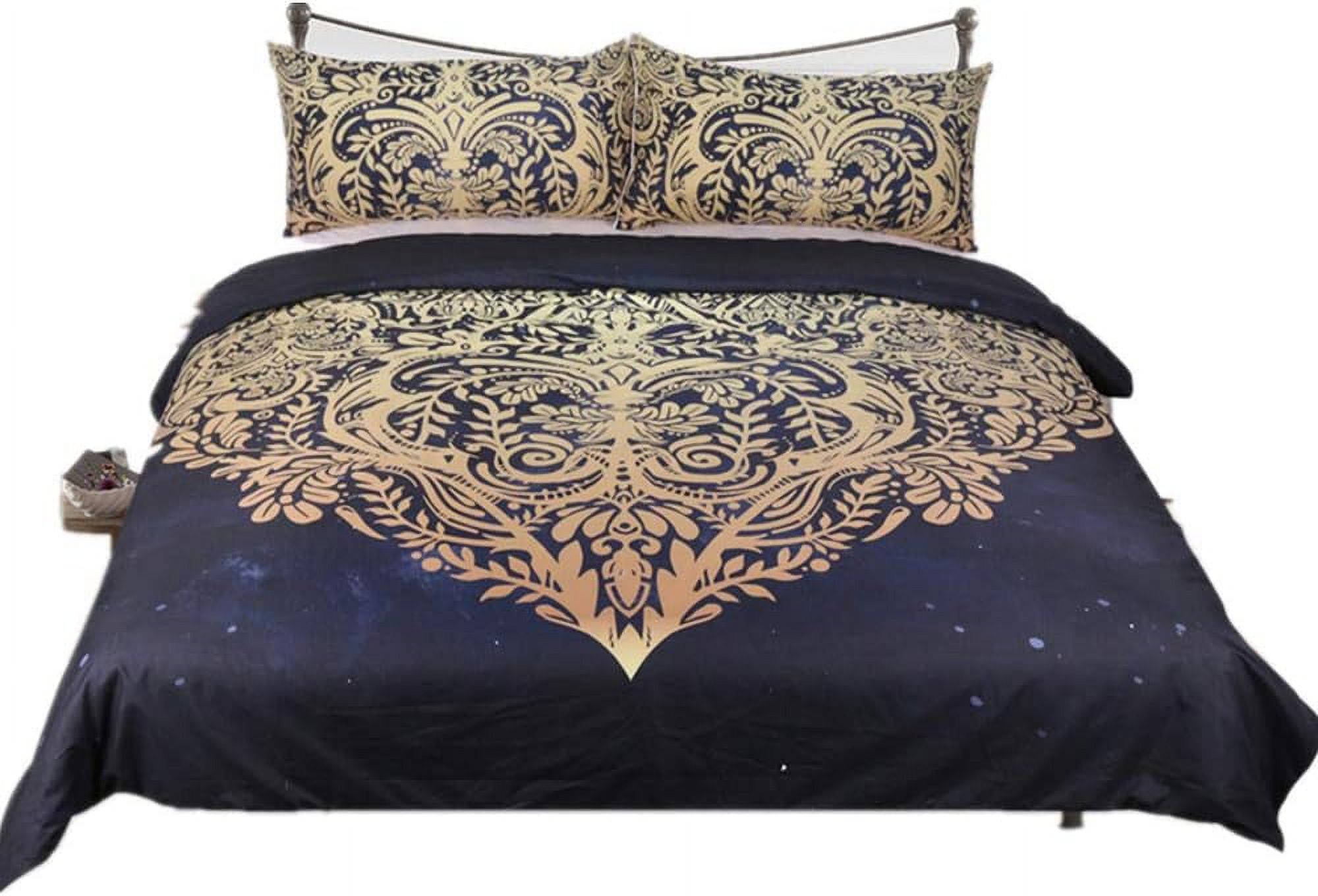 Gold Bohème Bravery of the Heart Duvet Cover Set,Bedding Set for Kids ...