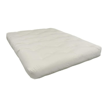 Wolf Comfort 6" Cotton and Foam Full Futon Mattress, Natural - Walmart.com