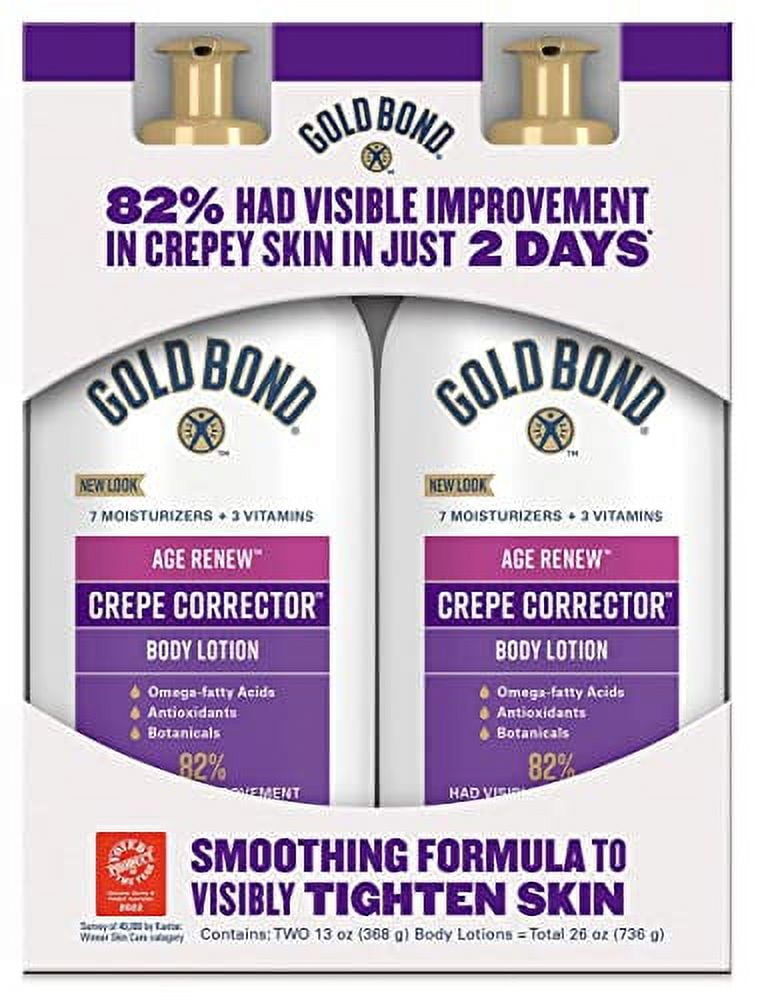 Gold Bond Age Renew Crepe Corrector Body Lotion, Replenishing and ...
