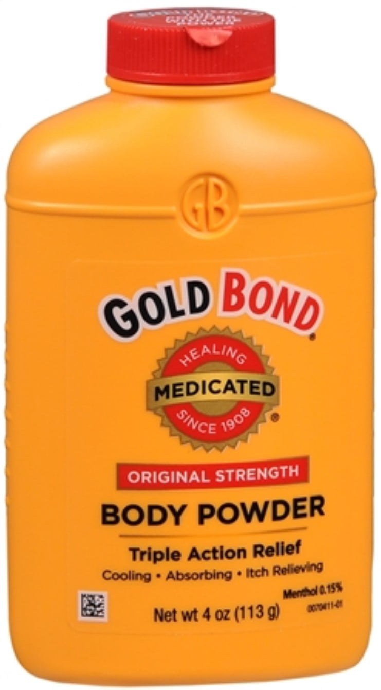 Gold Bond Body Powder Medicated 4 oz (Pack of 2) - Walmart.com