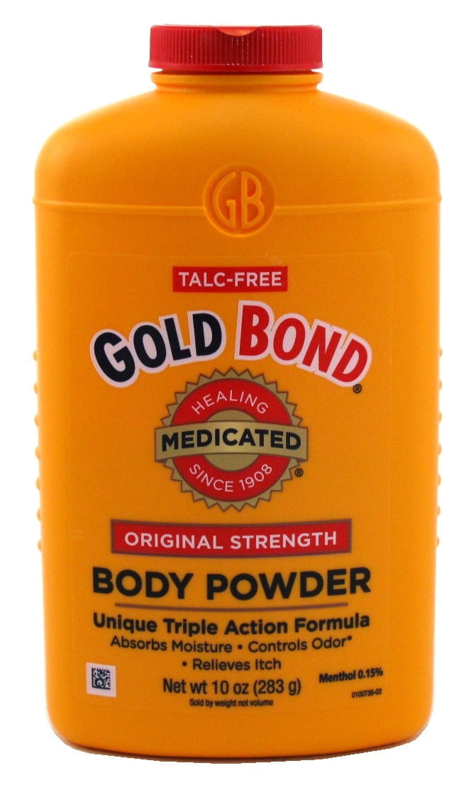 Gold Bond Body Powder Original Strength Medicated 10oz (Pack of 3 ...