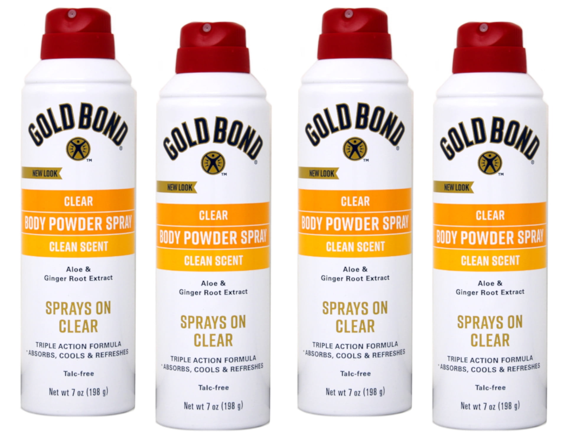 Gold Bond Clear Body Invisible Talc-Free Powder Spray Goes on Clear 7 ...