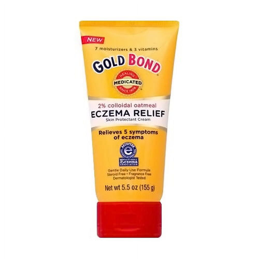 Gold Bond Eczema Relief Cream, 2% Colloidal Oatmeal - 5.5 Oz, 6 Pack ...