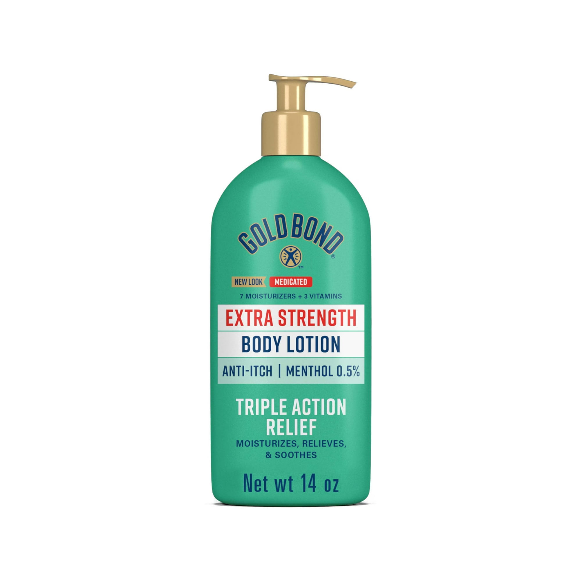 Gold Bond Extra Strength Medicated Moisturizing Body Lotion 14 oz Pack ...